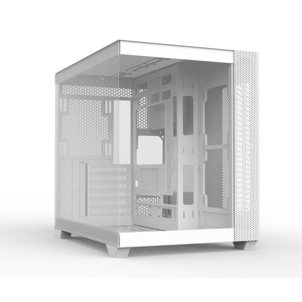 Cooler Master CD600 Mid Tower ATX Cabinet White - CD600-WHNN-S00 ...