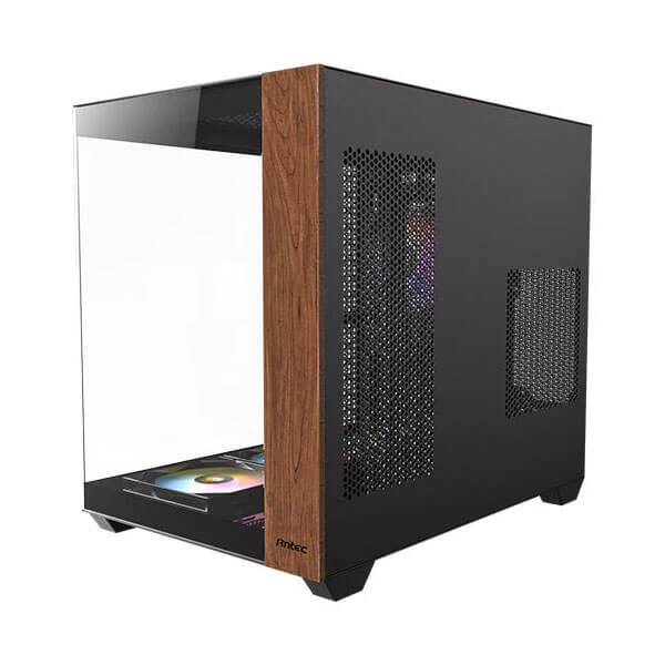 Antec CX800 Wood ARGB ATX Mid Tower Cabinet (Black) – CX800-WOOD-ARGB ...