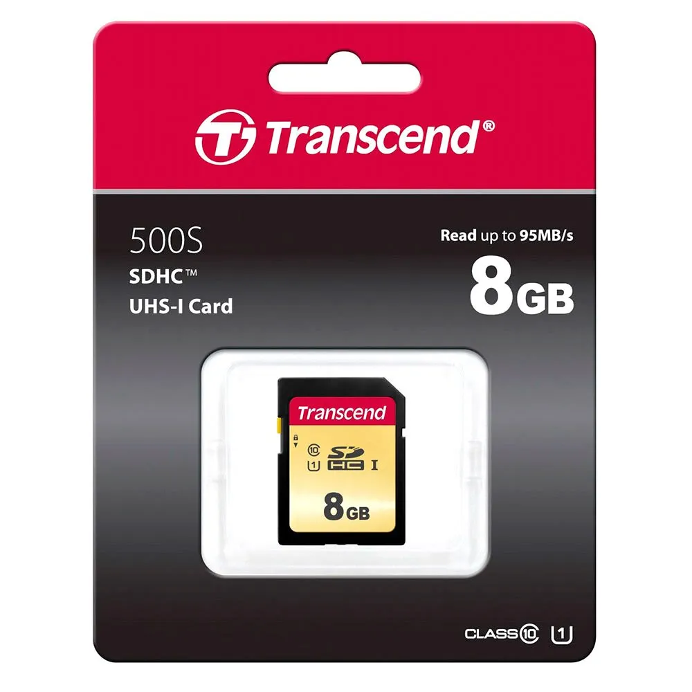 Transcend SDHC 500S 8GB SD Card -TS8GSDC500S - Anandit Infotech