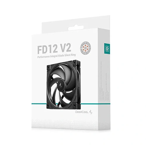 Deepcool FD12 V2 120mm Cabinet Fan Black (R-FD12V2-BKNPN1-G)